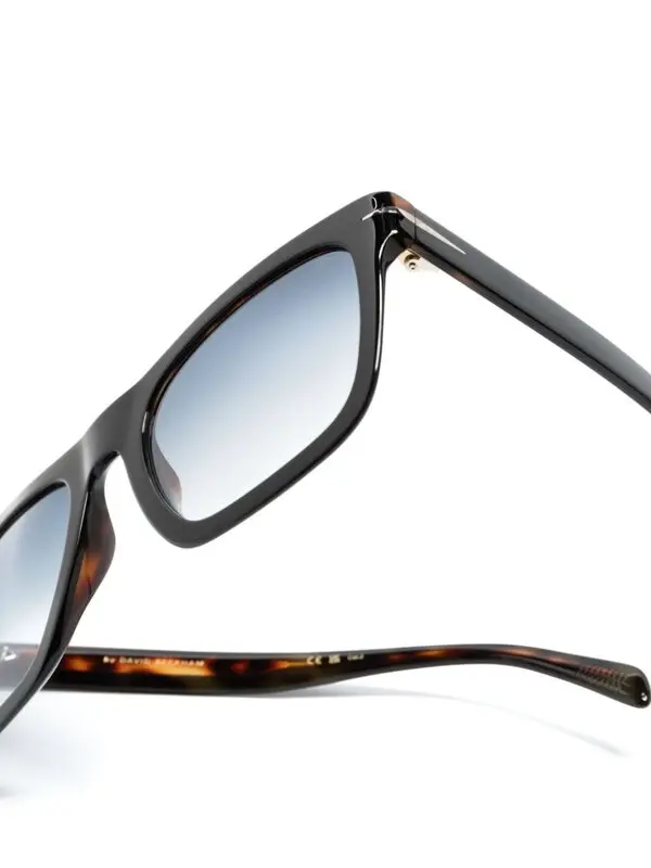 DB EYEWEAR BY DAVID BECKHAM Flat Square Frame Sunglasses