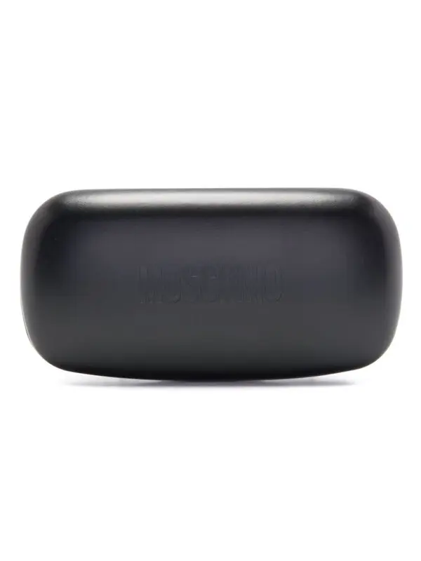 Moschino Biker-style Frame Sunglasses - Black