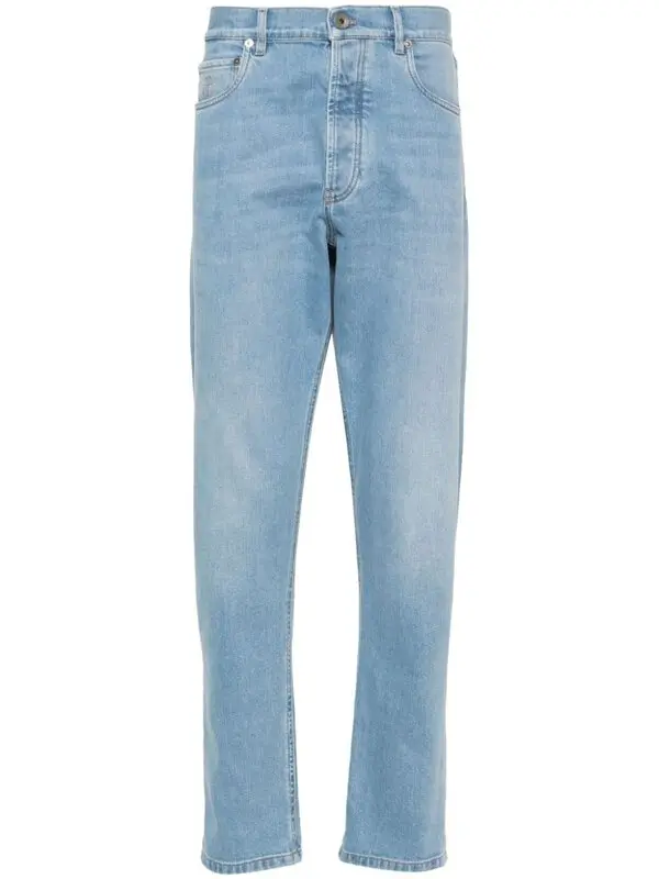 Brunello Cucinelli Logo-patch Jeans