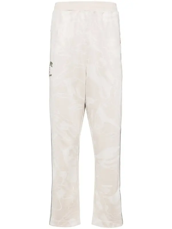 AAPE BY *A BATHING APE Logo-embroidered Jacquard Track Pants