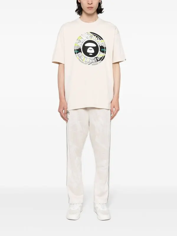 AAPE BY *A BATHING APE Logo-embroidered Jacquard Track Pants