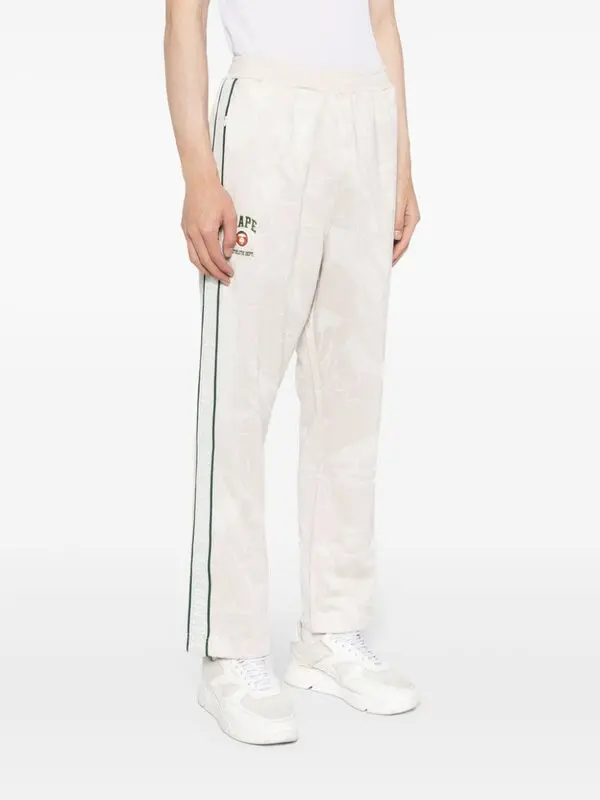 AAPE BY *A BATHING APE Logo-embroidered Jacquard Track Pants