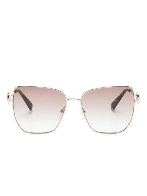 Longchamp Oversize-Frame Sunglasses In Gold - 5% Off  display picture 3