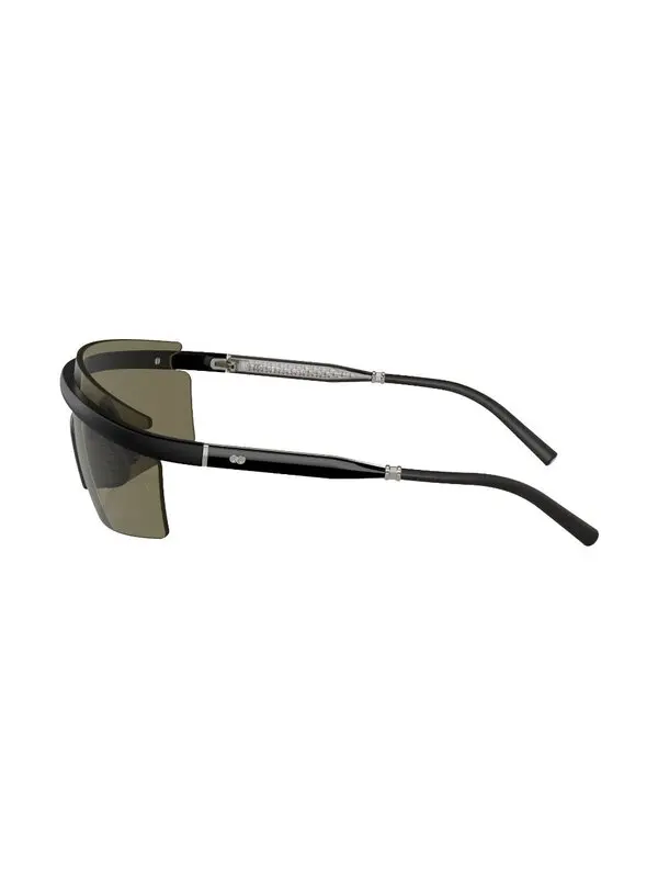 Oliver Spencer R-4 Mask Frame Sunglasses - Black