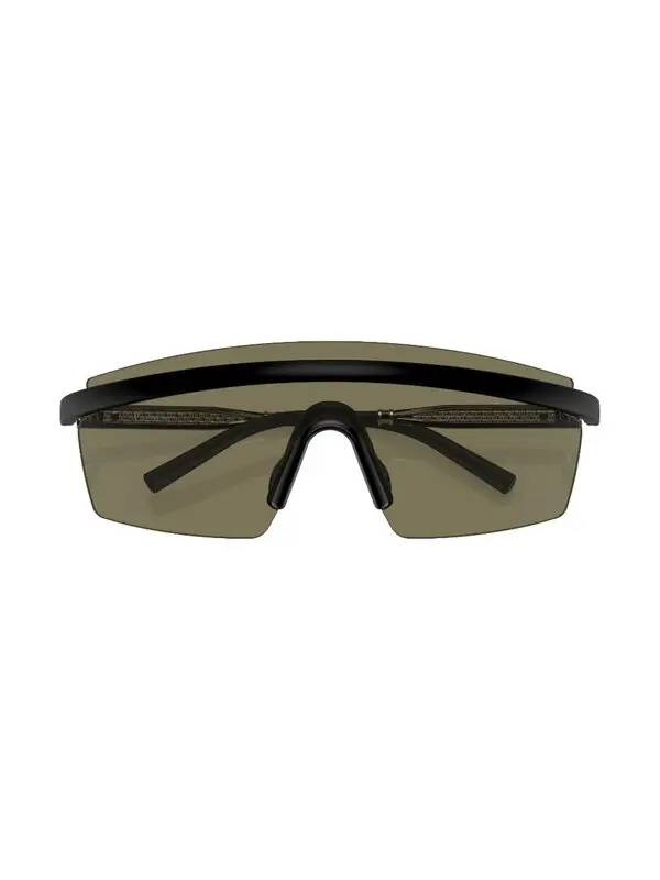 Oliver Spencer R-4 Mask Frame Sunglasses - Black
