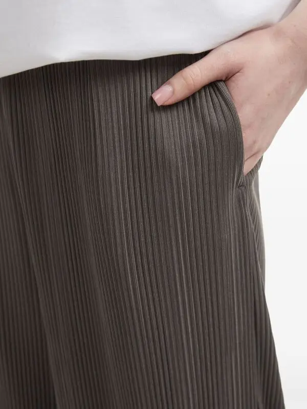 B+AB Ribbed Wide-leg Trousers