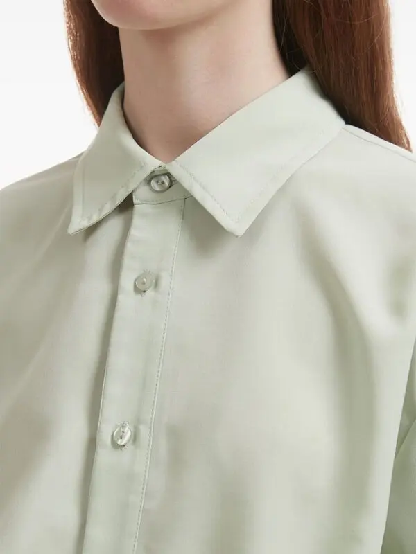 B+AB Ruched Long-sleeve Shirt