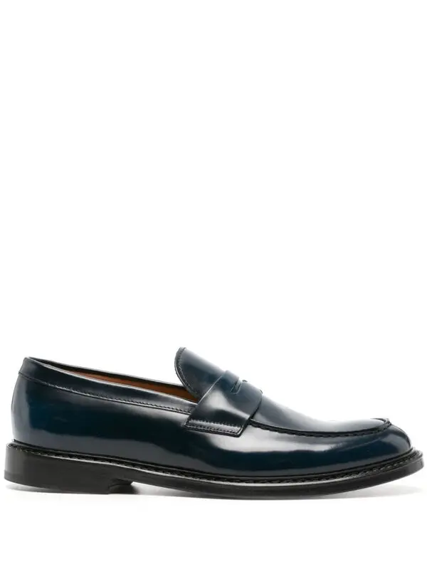 DOUCAL'S Leather Penny Loafers