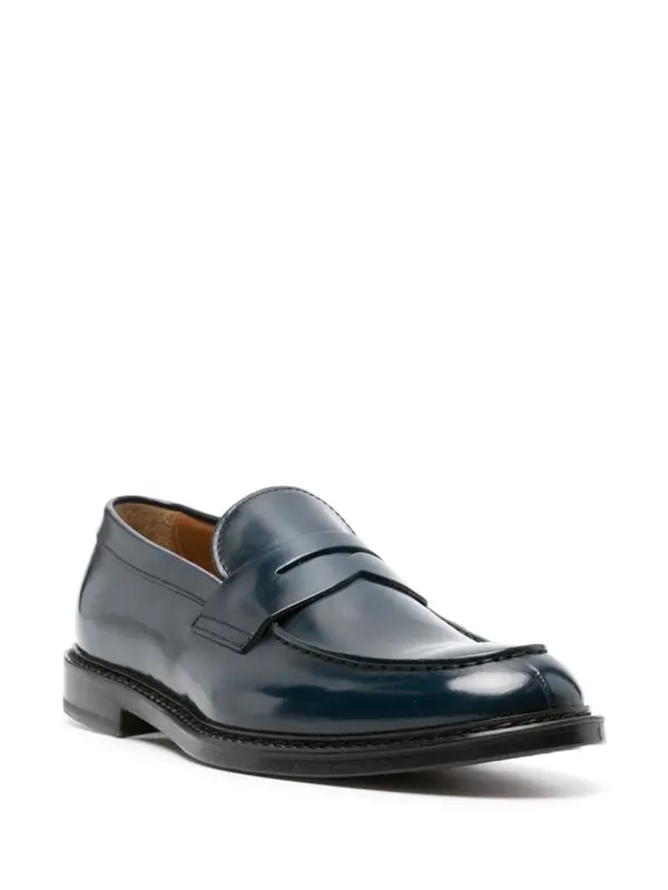 DOUCAL'S Leather Penny Loafers