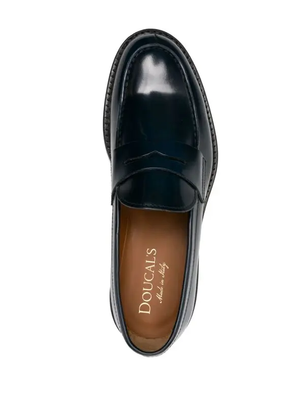 DOUCAL'S Leather Penny Loafers