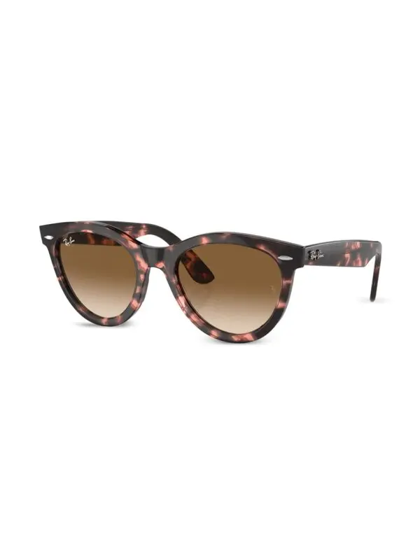 Ray-ban Wayfarer Round-frame Sunglasses - Pink