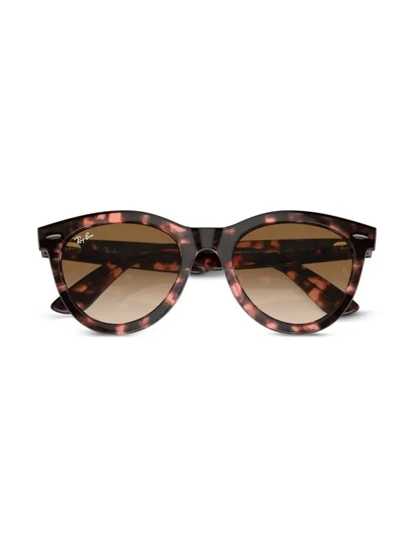 Ray-ban Wayfarer Round-frame Sunglasses - Pink
