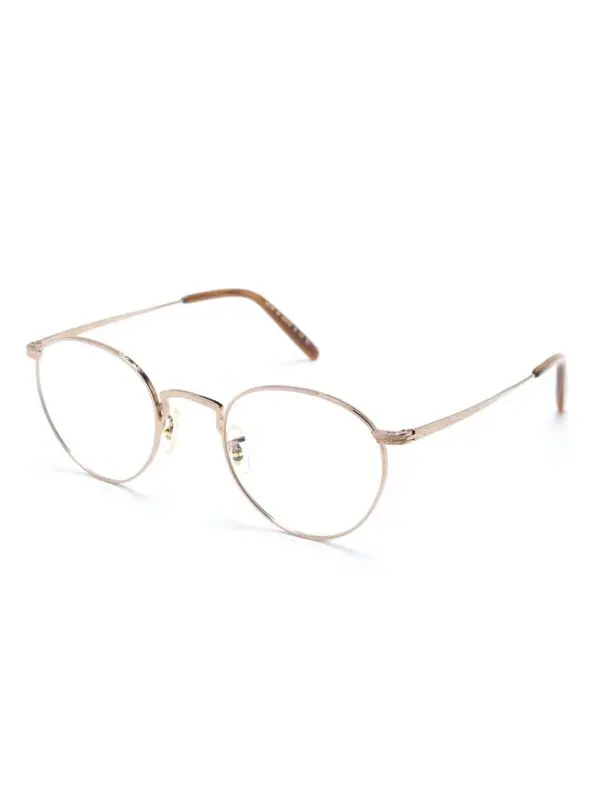 Oliver Spencer Round-frame Titanium Eyeglasses
