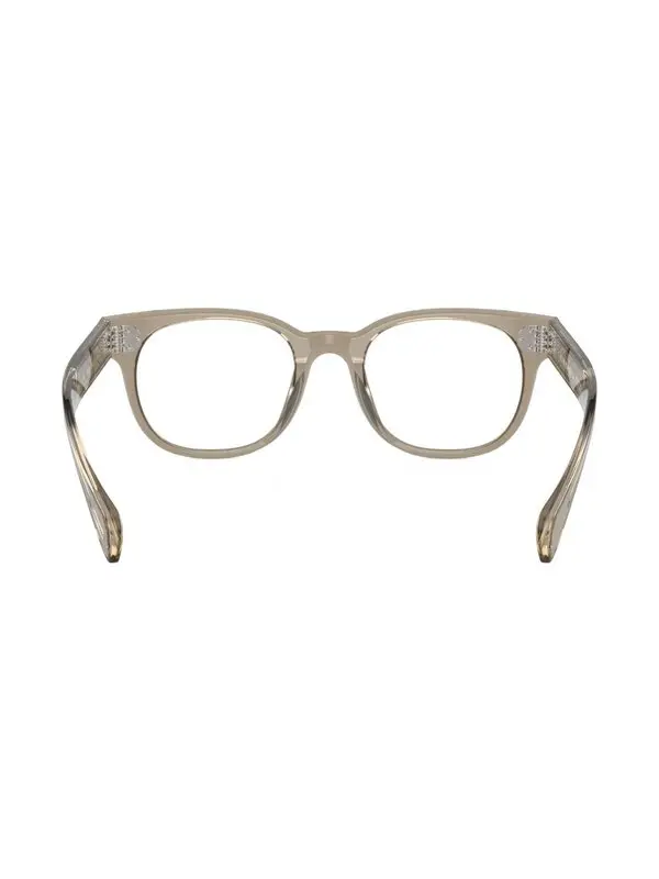 Oliver Spencer Afton Square-frame Glasses - Neutrals