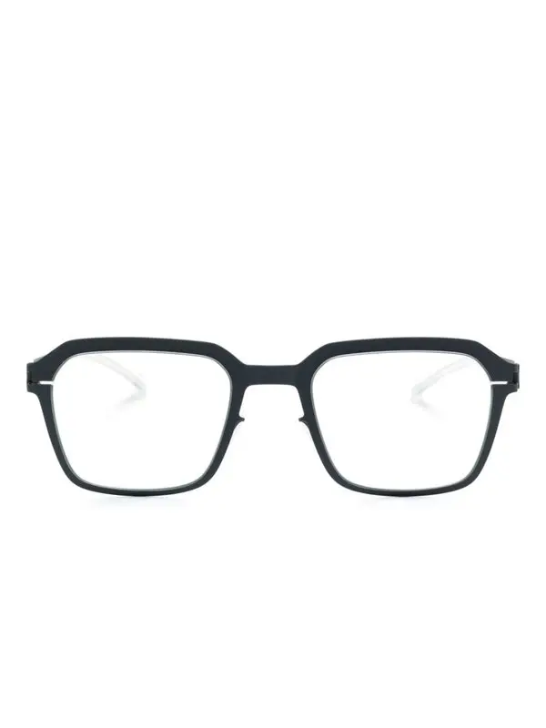 Mykita Garland Square-frame Glasses - Blue