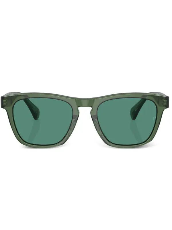 Oliver Spencer R-3 Wayfarer Sunglasses - Green