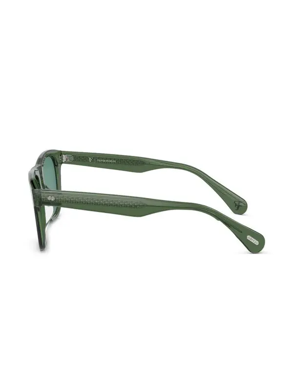 Oliver Spencer R-3 Wayfarer Sunglasses - Green