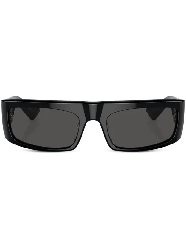 Oliver Spencer 1979c Rectangle Sunglasses - Black