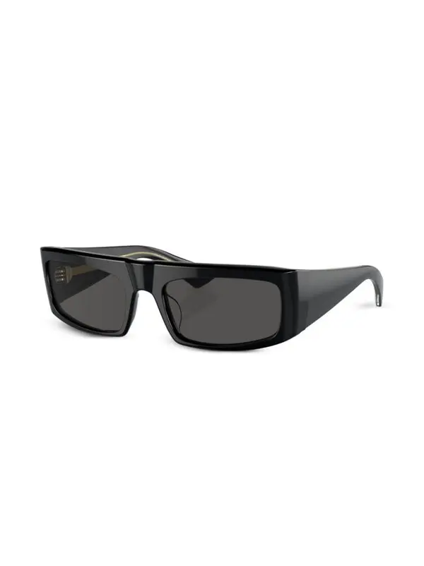 Oliver Spencer 1979c Rectangle Sunglasses - Black