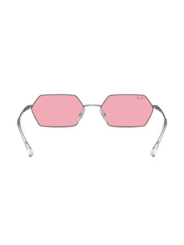 Ray-ban Geometric Frame Sunglasses - Grey