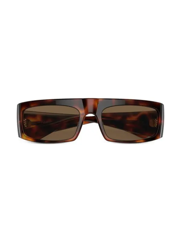 Oliver Spencer 1979c Rectangle-frame Sunglasses - Brown