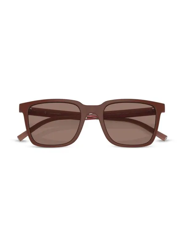 Oliver Spencer Mr. Federer Square-frame Sunglasses - Red