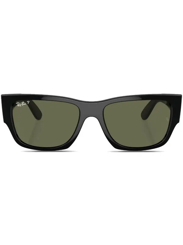 Ray-ban Carlos Rectangle-frame Sunglasses - Black