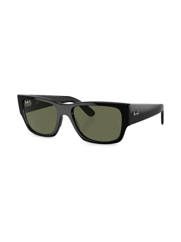 Ray-ban Carlos Rectangle-frame Sunglasses - Black