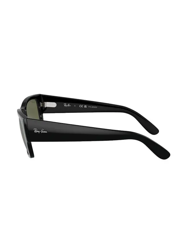 Ray-ban Carlos Rectangle-frame Sunglasses - Black
