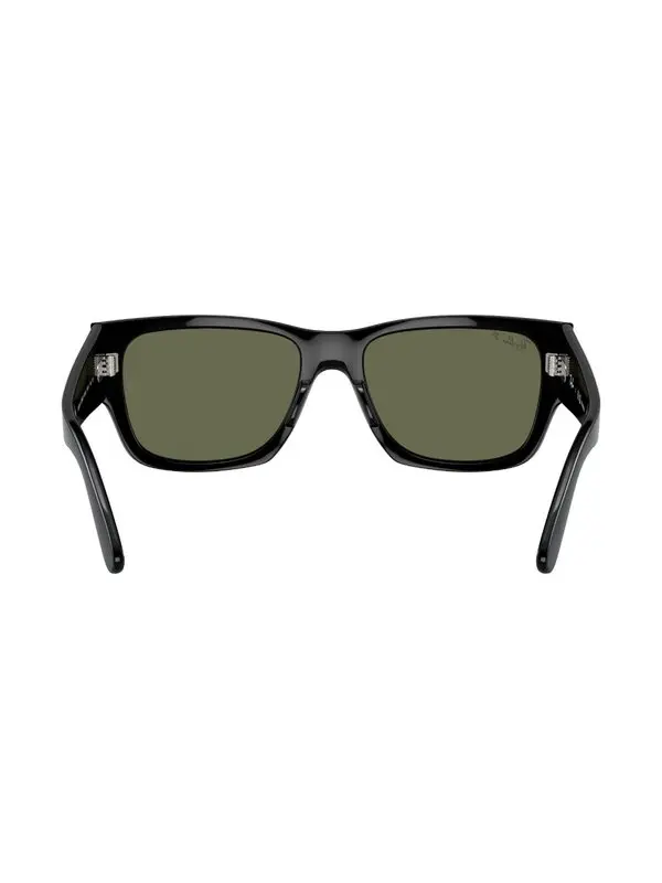 Ray-ban Carlos Rectangle-frame Sunglasses - Black