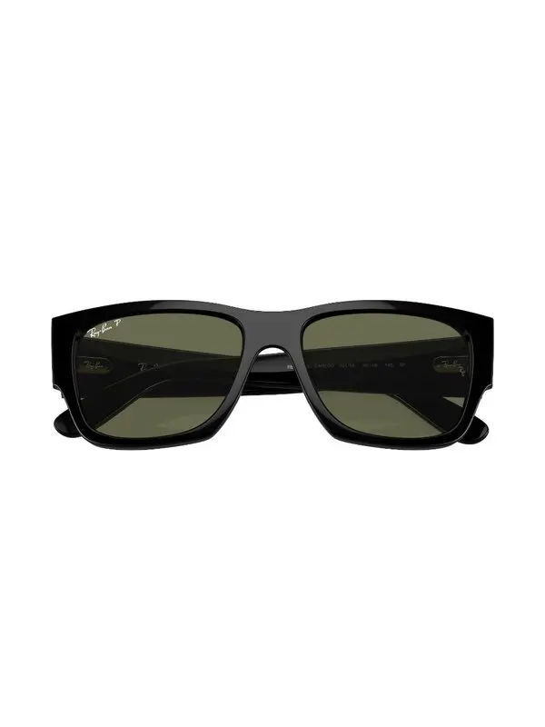Ray-ban Carlos Rectangle-frame Sunglasses - Black