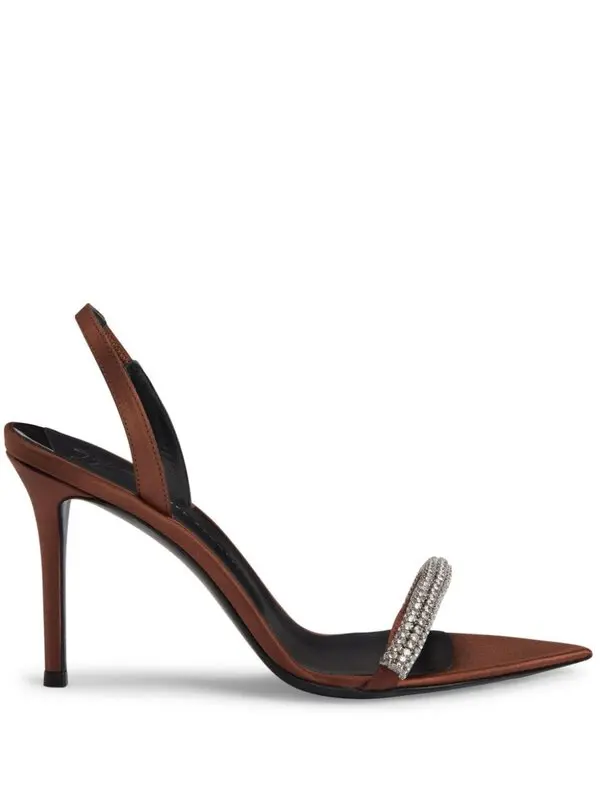 GIUSEPPE ZANOTTI Intriigo Galassia 90mm Rhinestone Sandals