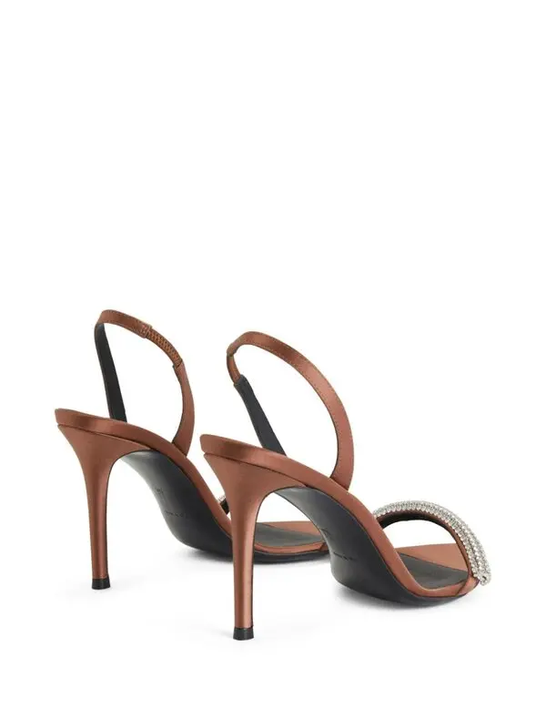 GIUSEPPE ZANOTTI Intriigo Galassia 90mm Rhinestone Sandals