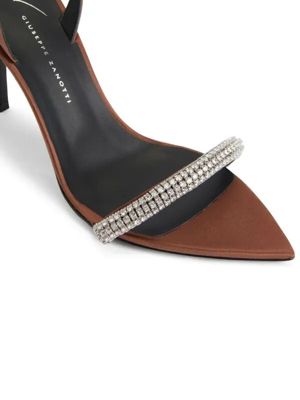 GIUSEPPE ZANOTTI Intriigo Galassia 90mm Rhinestone Sandals