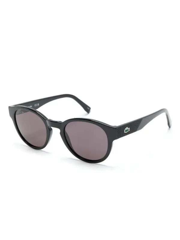 Lacoste Logo-engraved Round-frame Sunglasses