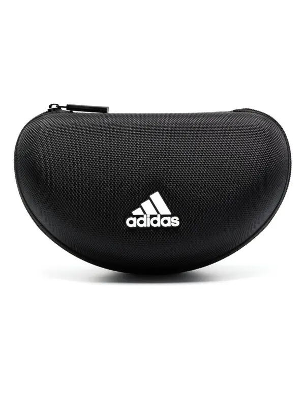 Adidas Cmpt Aero Shield-frame Sunglasses - Grey