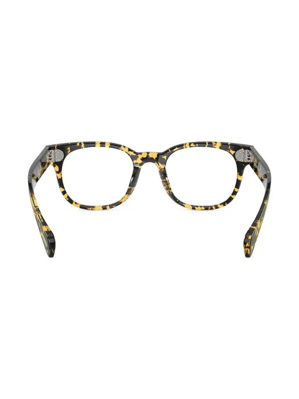 Oliver Spencer Afton Square-frame Glasses - Brown