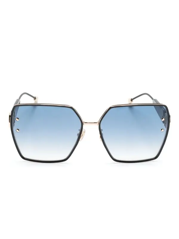 Philipp Plein Oversize-frame Sunglasses - Gold