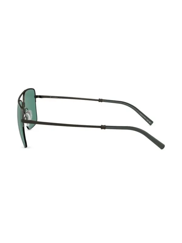 Oliver Spencer R-2 Square-frame Sunglasses - Green