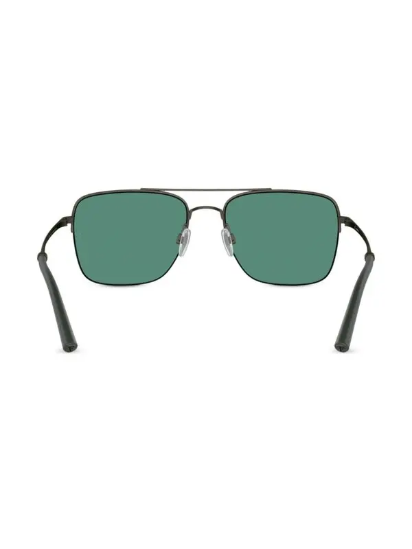 Oliver Spencer R-2 Square-frame Sunglasses - Green