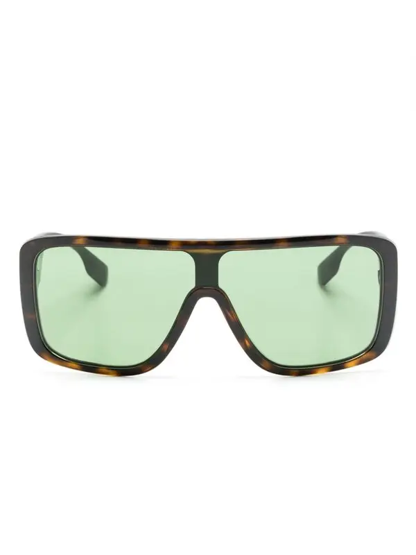 Burberry Oversize Square Frame Sunglasses - Neutrals