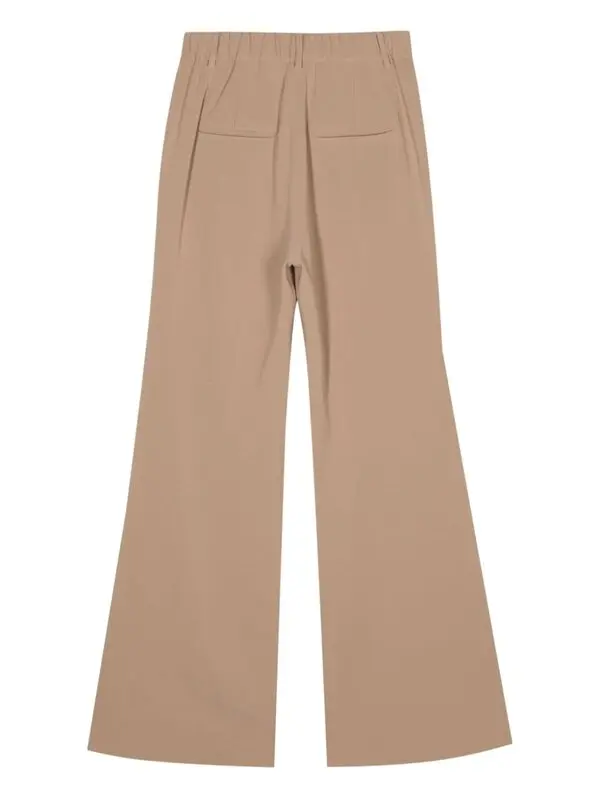 Alberto Biani Flared Tailored Trousers - Neutrals