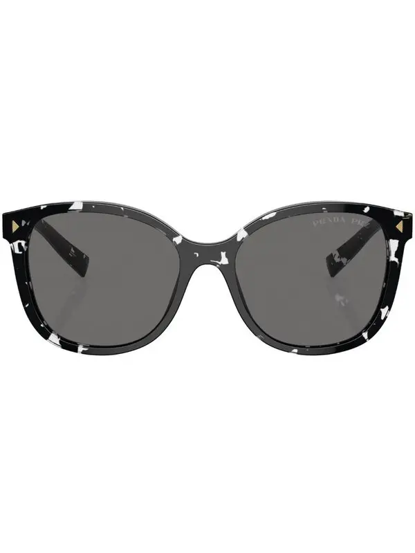Prada Pr 22zs Oversized Frame Sunglasses - Black