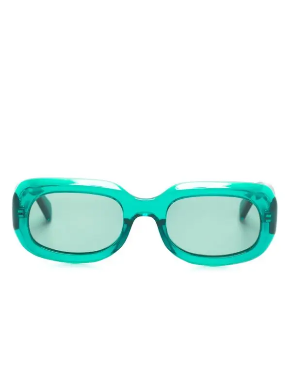 Longchamp Rectangle-frame Sunglasses - Green