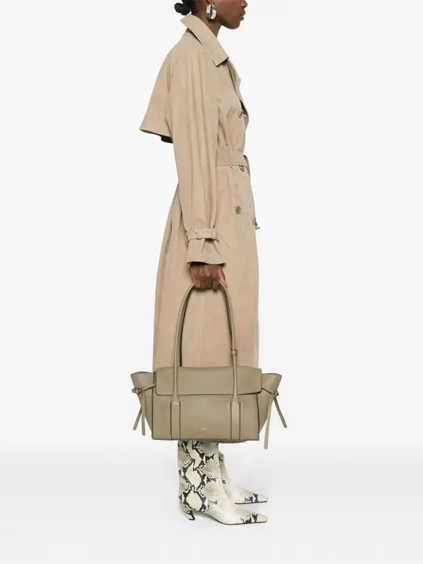 Mulberry Small Soft Bayswater Leather Tote - Green