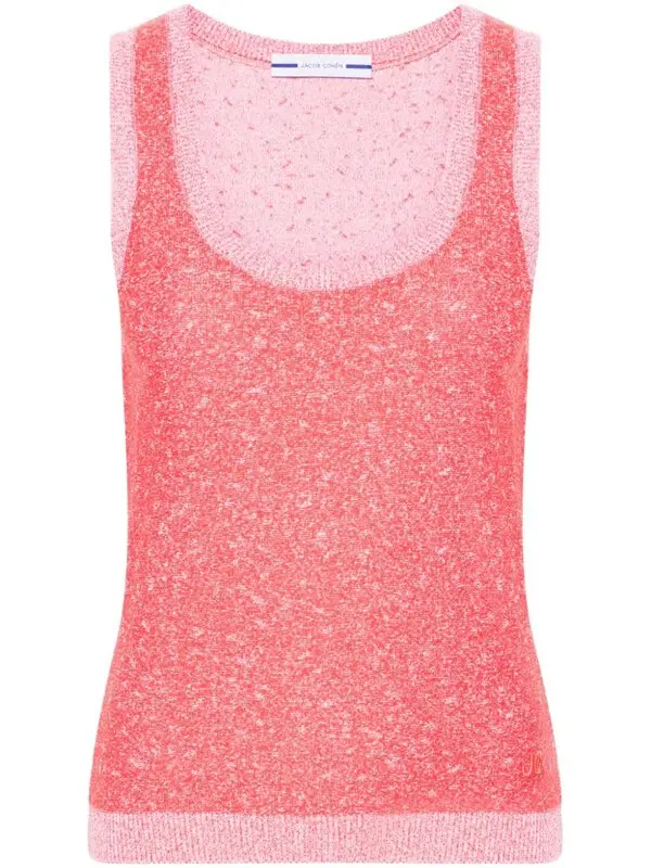 Jacob Cohen Speckle-knit Tank Top - Red