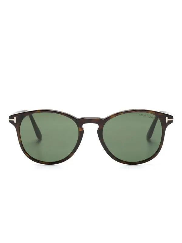 TOM FORD Lewis Round-frame Sunglasses - Brown