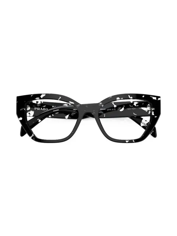Prada Geometric Glasses - Black