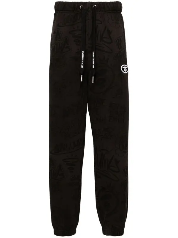 AAPE BY *A BATHING APE® Graphic-print Drawstring Track Pants