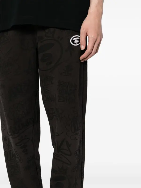 AAPE BY *A BATHING APE® Graphic-print Drawstring Track Pants